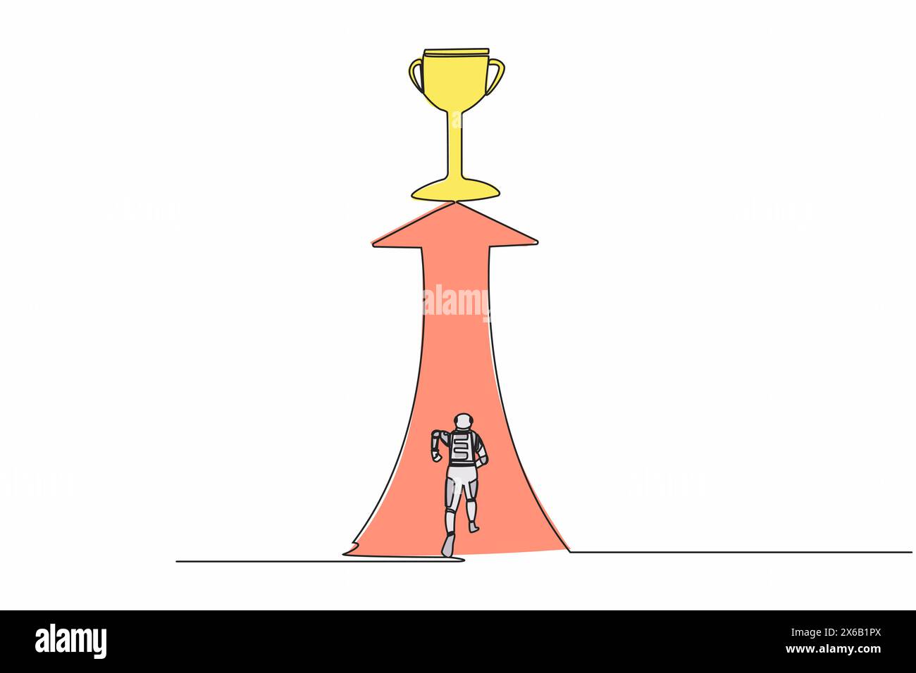 One running back view Stock Vector Images - Alamy