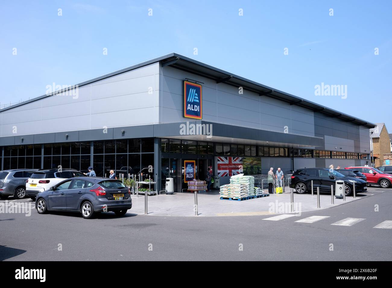 aldi supermarket branch,ramsgate town,east kent,uk may 2024 Stock Photo ...