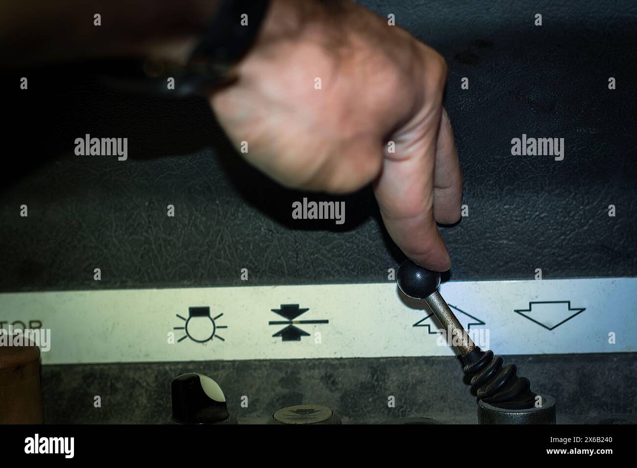 the control panels of construction hoist for up and down way and there ...