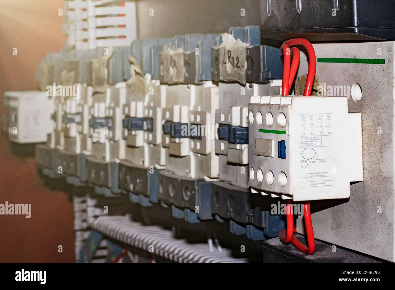 recondition for system of tower crane there are check magnetic ...