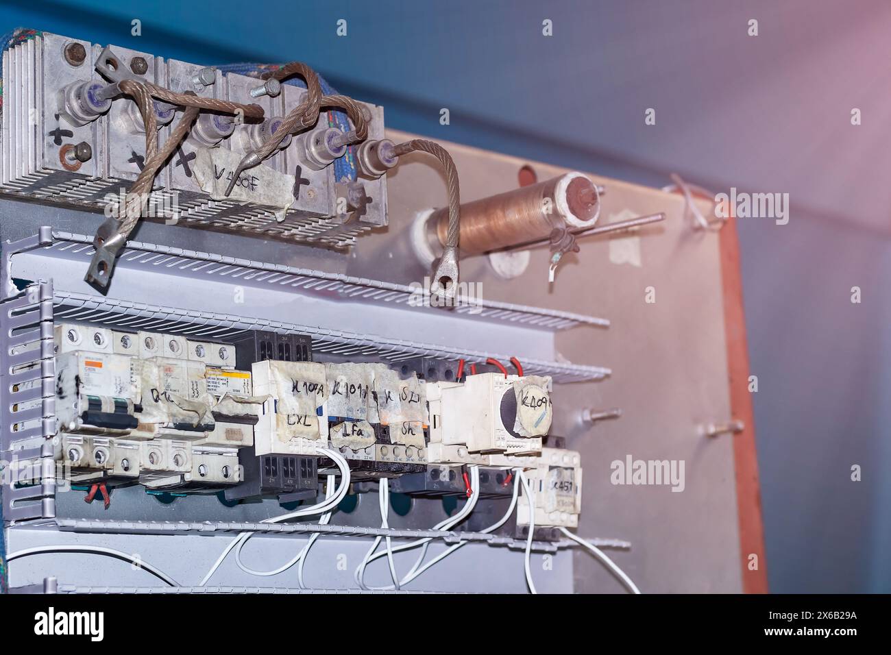 recondition for system of tower crane there are check magnetic ...