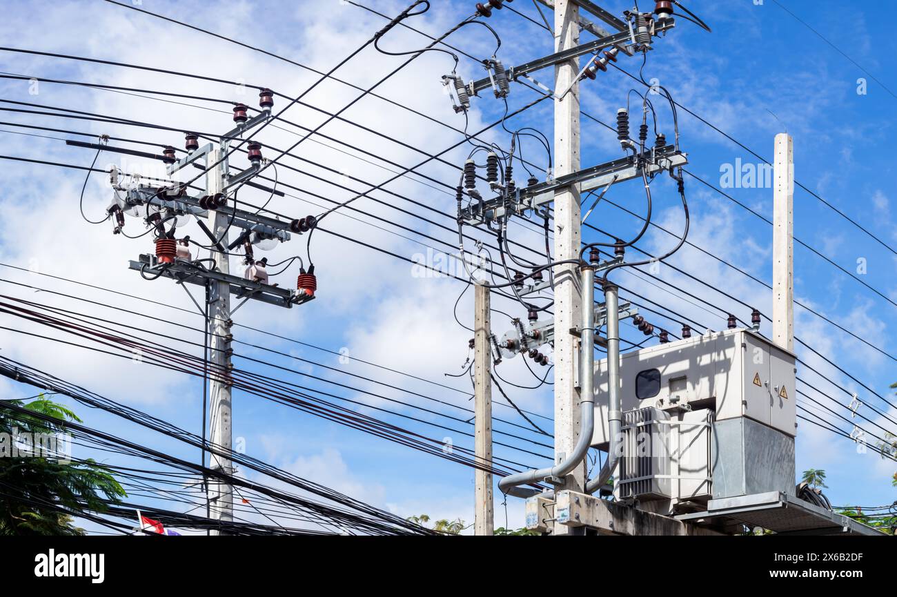 the big transformer in Bangkok at thailand for transfer electric and ...