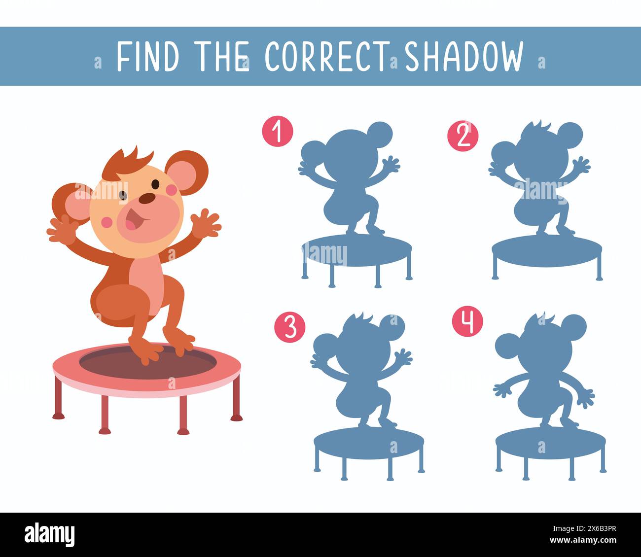 Game for kids. Find correct shadow. Cute mom in garden. Cartoon ...