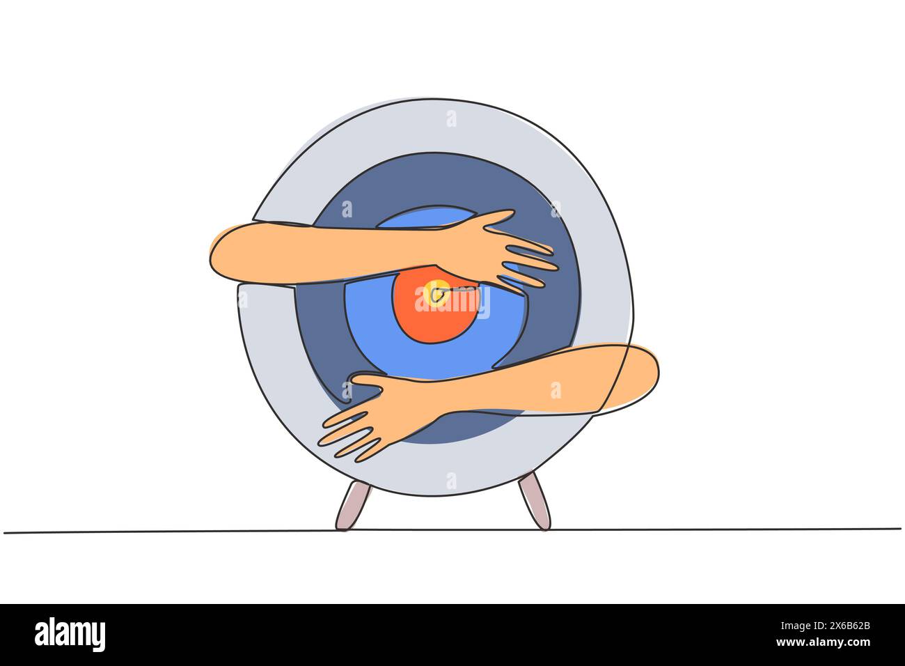 Focused on center Stock Vector Images - Alamy