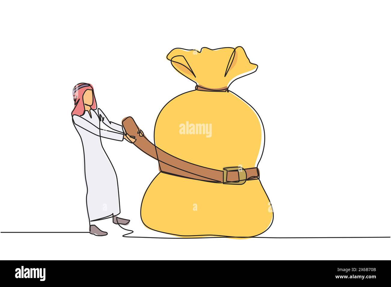 Belt around bag Stock Vector Images - Alamy