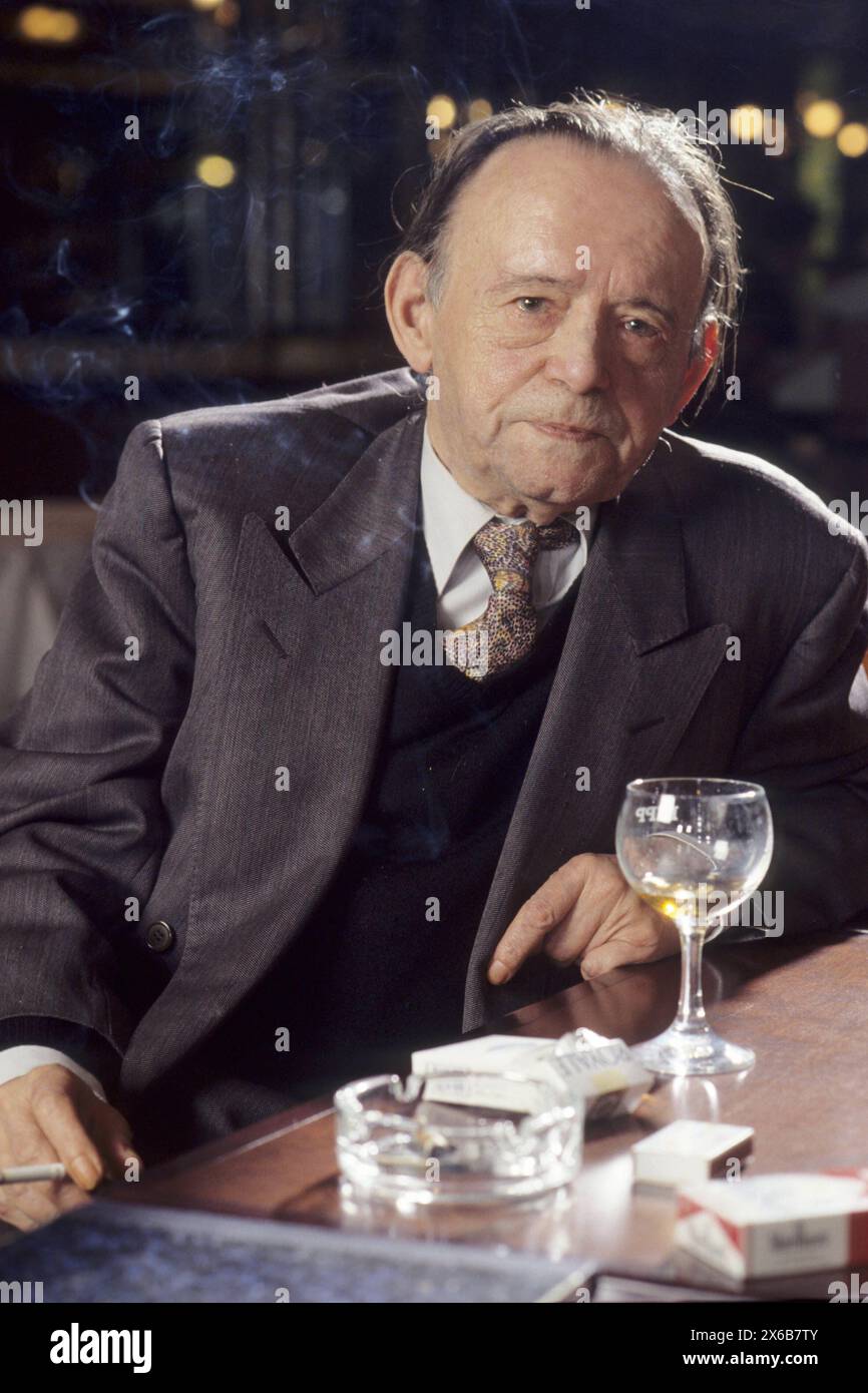 Jacques LAURENT - Date : 19940201 ©John Foley/Opale.photo Stock Photo ...