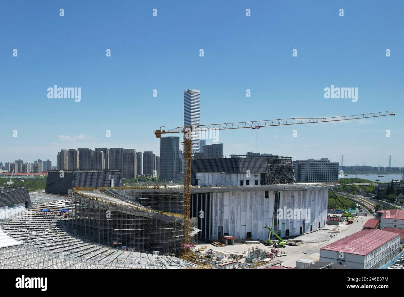 SHANGHAI, CHINA - MAY 14, 2024 - An aerial view of the Shanghai Grand ...