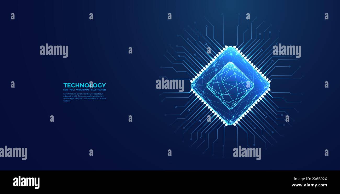 Quantum computer circuit Stock Vector Images - Alamy