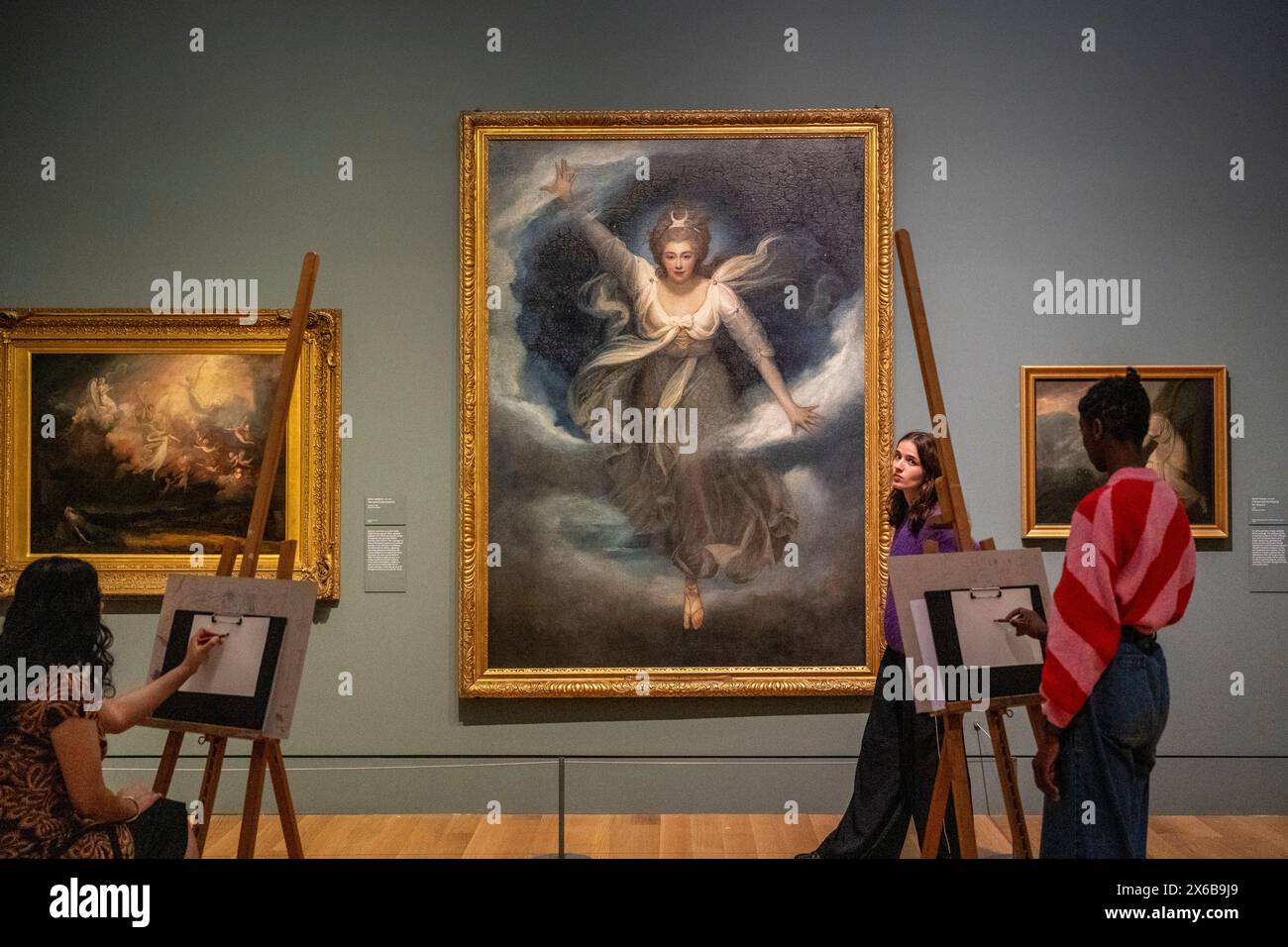 London, UK. 14 May 2024. Students from the Slade School of Fine Art ...