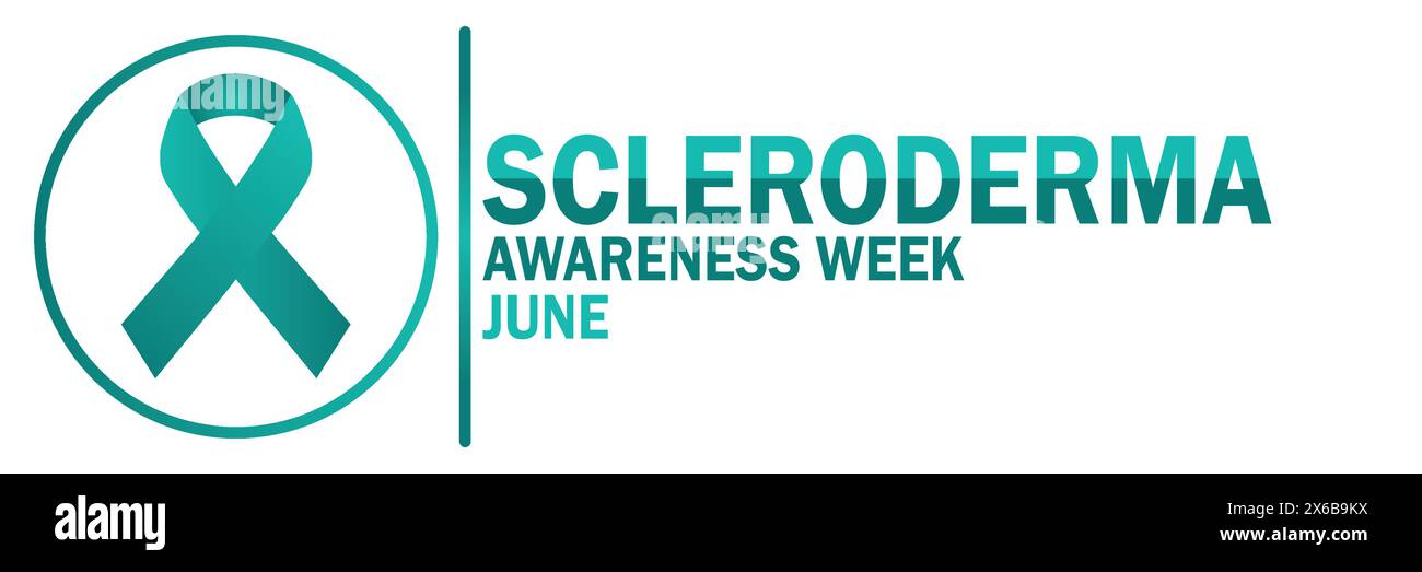 Scleroderma Awareness week. June. Suitable for greeting card, poster ...