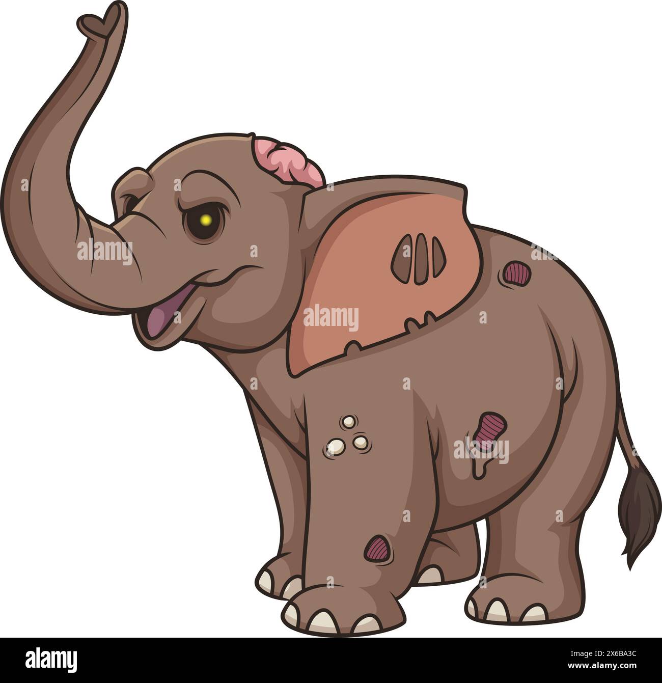Fictional elephant Stock Vector Images - Alamy