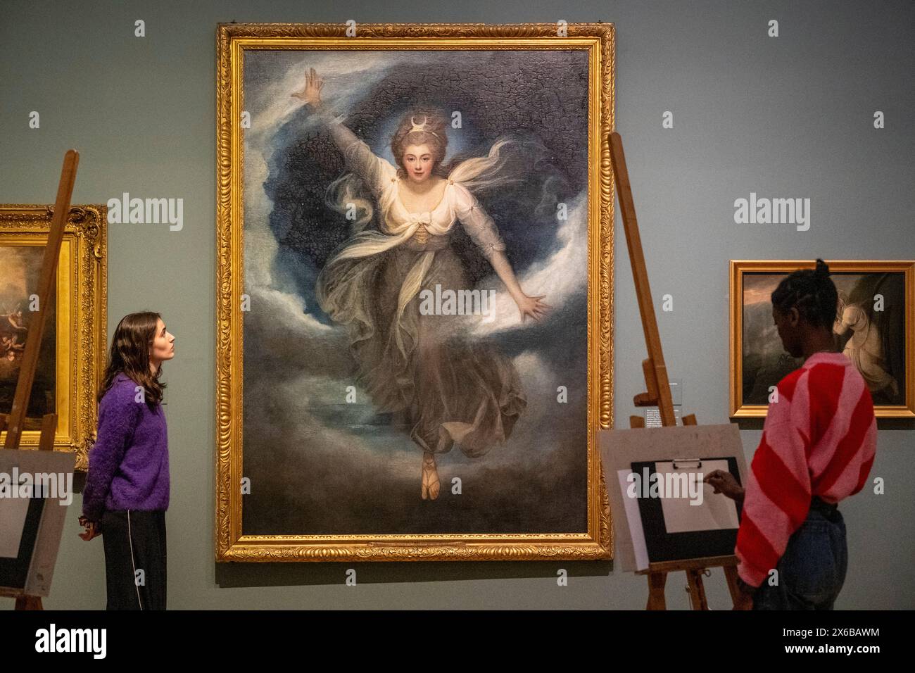 London, UK. 14 May 2024. Students from the Slade School of Fine Art ...