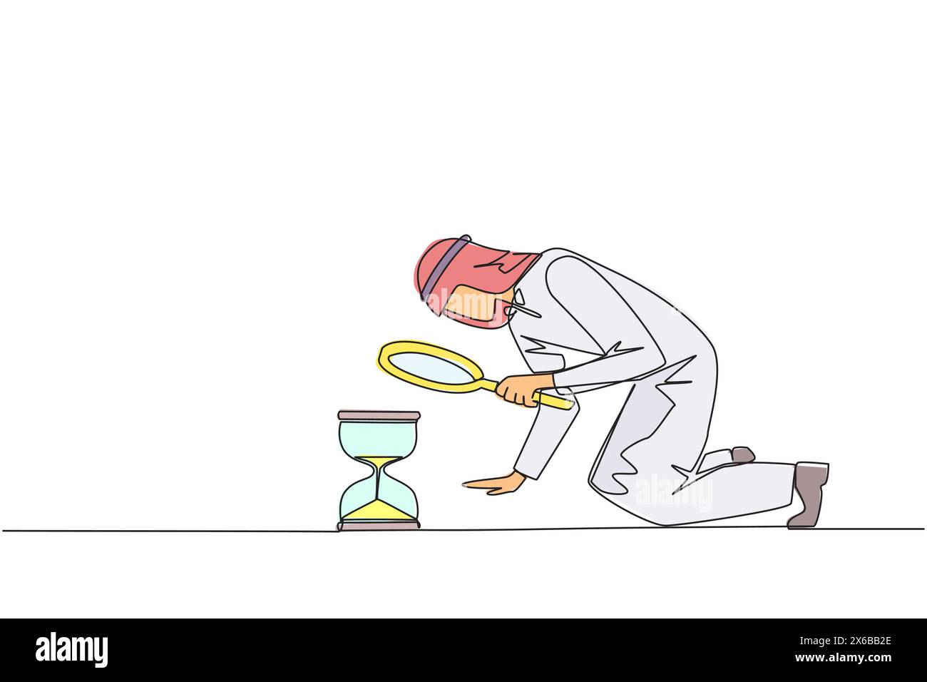 Arabian man businessman freelancer Stock Vector Images - Alamy