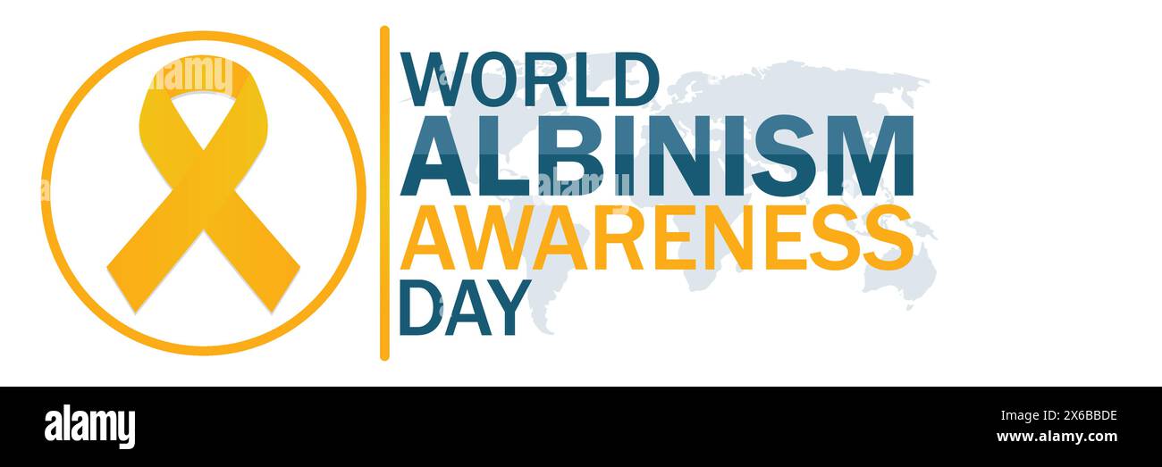 World Albinism Awareness Day. Suitable for greeting card, poster and ...