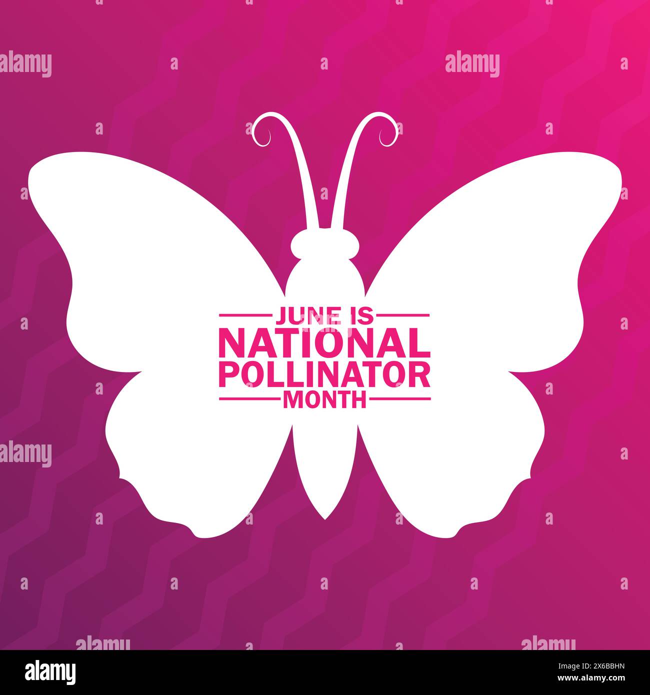 June is National Pollinator Month. Holiday concept. Template for ...