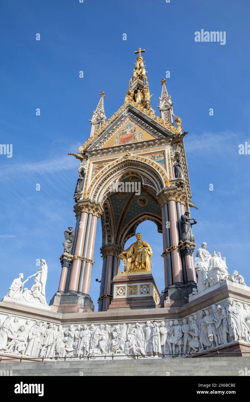 Albert Memorial in Kensington Gardens London, Grade 1 listed heritage ...