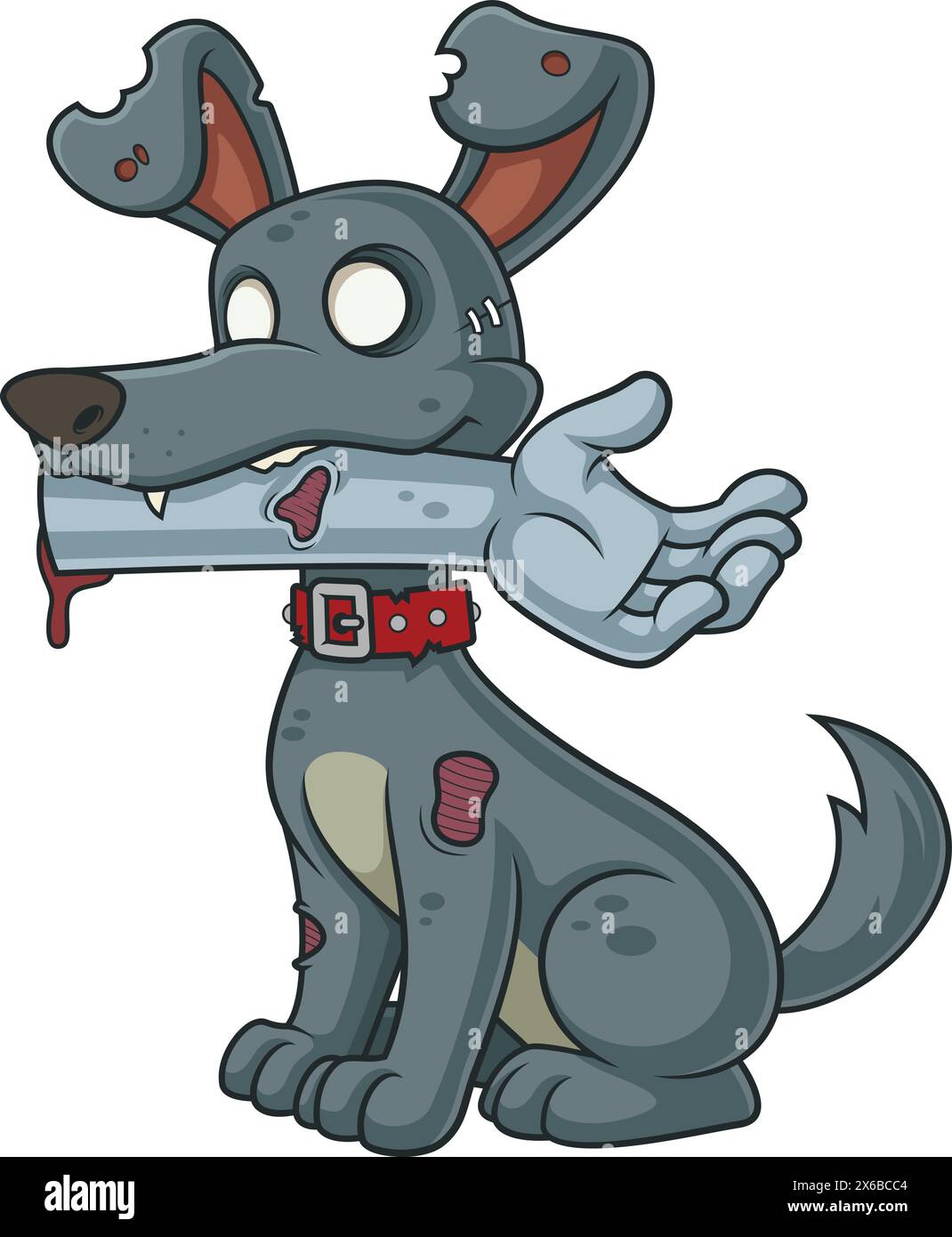 Creepy dog clipart hi-res stock photography and images - Alamy