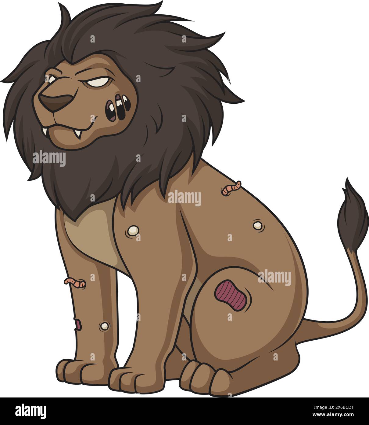 Cartoon monster lion Stock Vector Images - Alamy