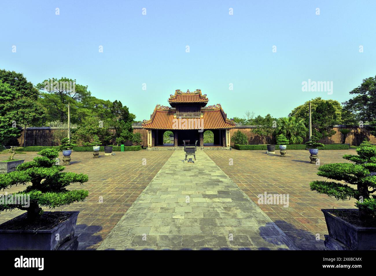 Tomb of Emperor Tu Duc, Hue, Vietnam Stock Photo - Alamy