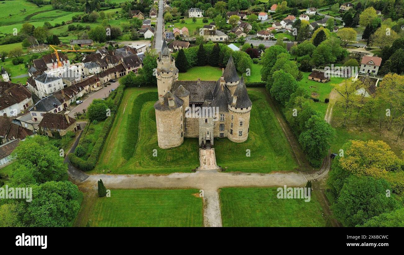 Bonneval castle hi-res stock photography and images - Alamy