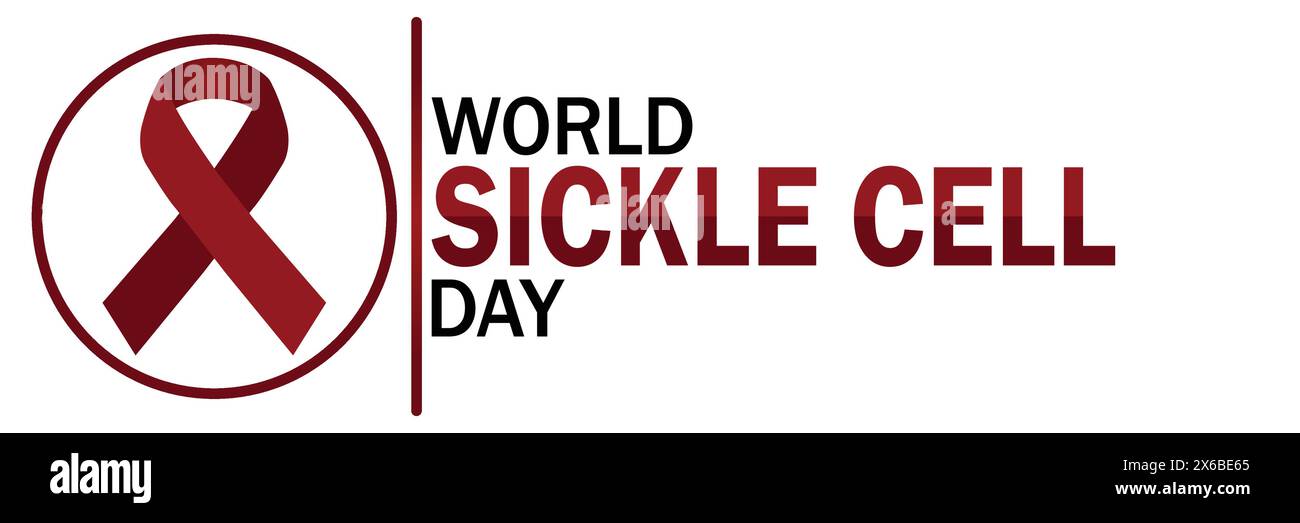 World Sickle Cell Day. Suitable for greeting card, poster and banner ...