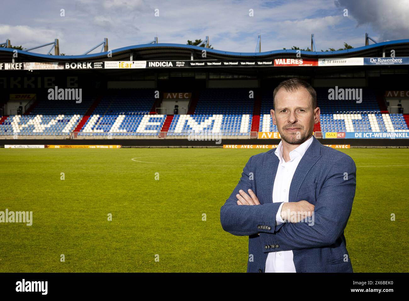 TILBURG - 13-05-2024. Koning Willem II stadium. Tom Caluwe is the new ...