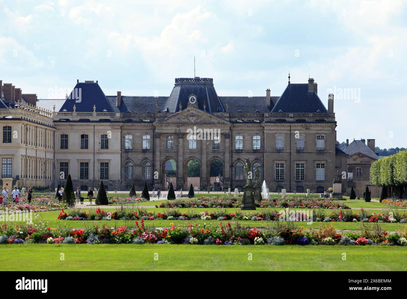 French gardens of the Chateau de Luneville known as “Le Versailles ...