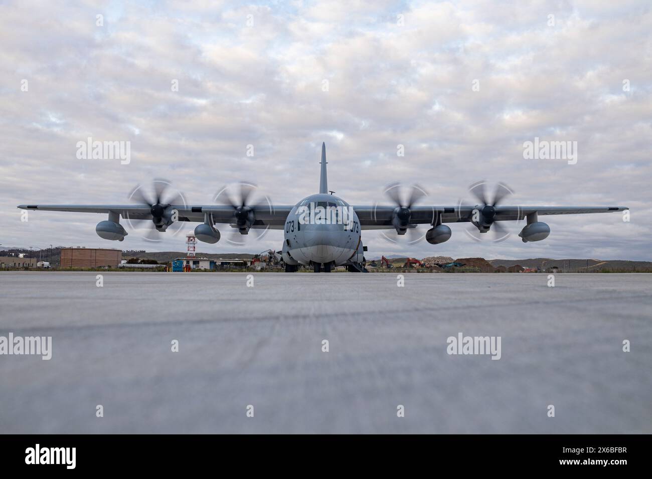 A U.S. Marine Corps KC-130J Super Hercules assigned to Marine Aerial ...