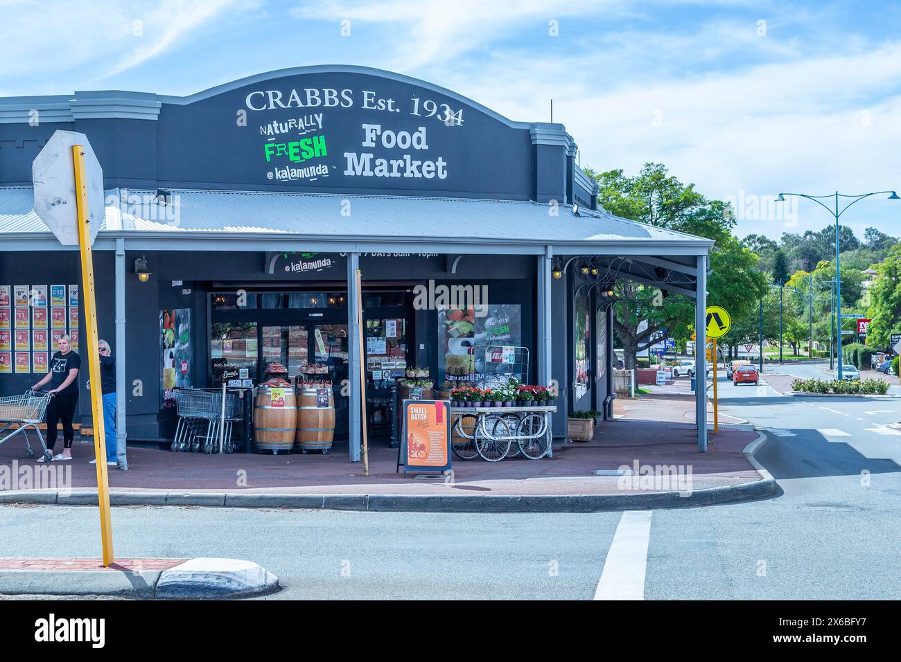 Crabbs Food Market on Canning road Kalamunda, a town and eastern suburb ...