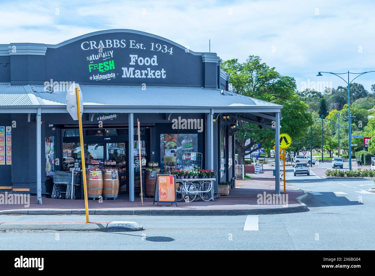 Crabbs Food Market on Canning road Kalamunda, a town and eastern suburb ...