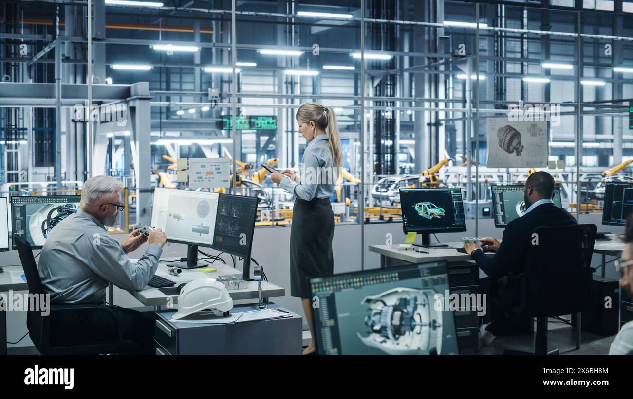 Production line manufacturing engines hi-res stock photography and ...