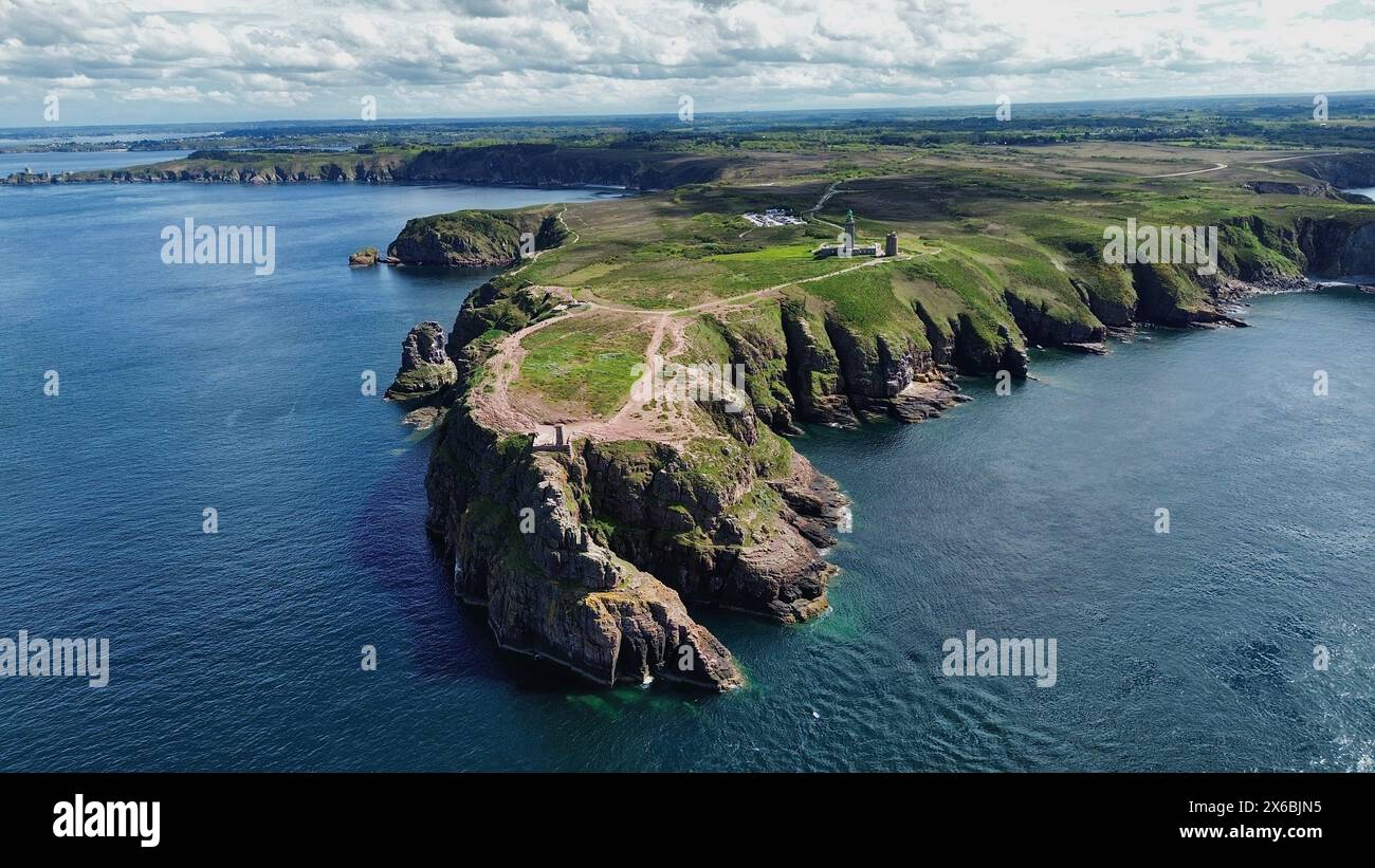 Drone photo cap frehel france hi-res stock photography and images - Alamy