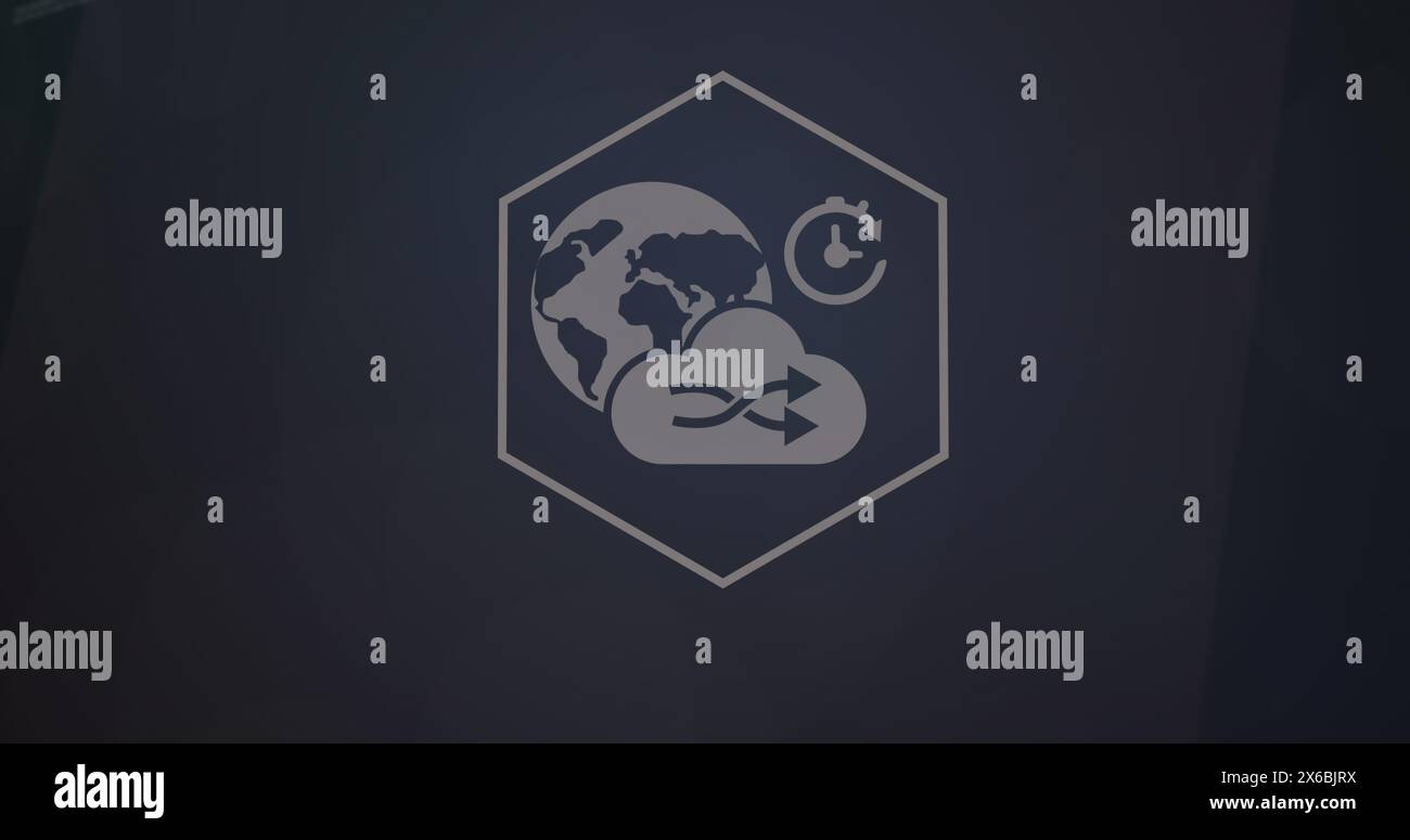 Purple world map hi-res stock photography and images - Alamy