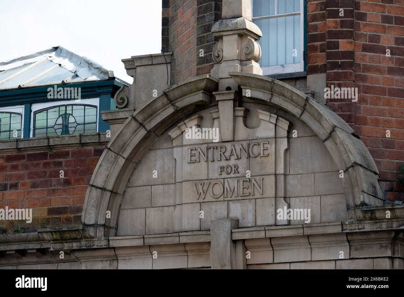 Nechells Swimming Baths building detail, Entrance for women, Birmingham ...
