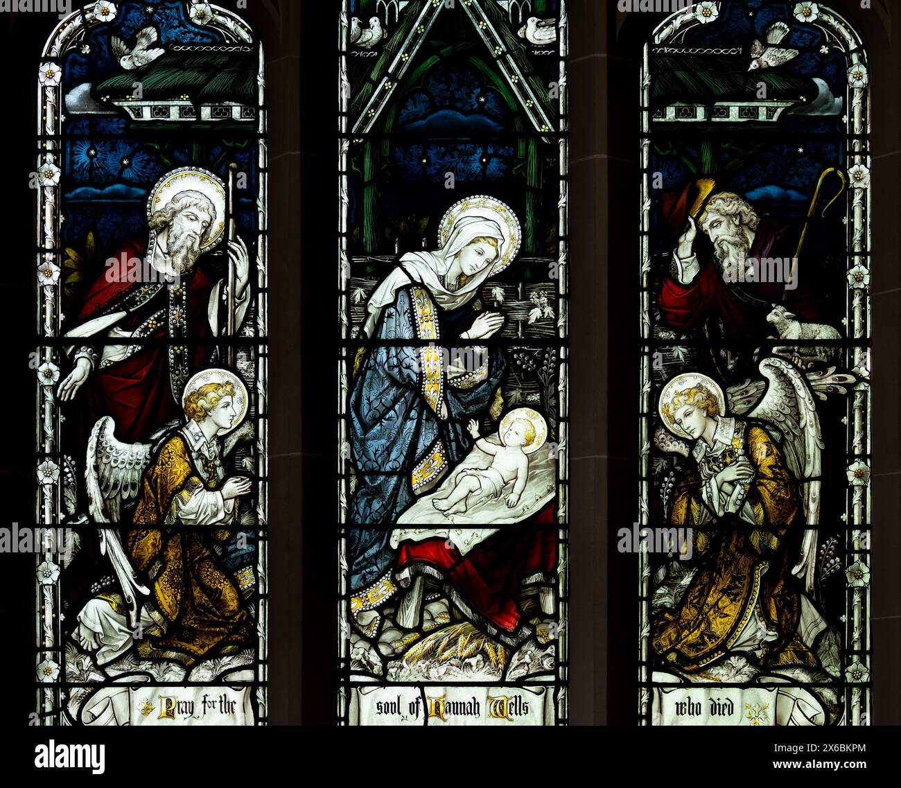 Nativity stained glass, St. Joseph’s Catholic Church, Nechells ...