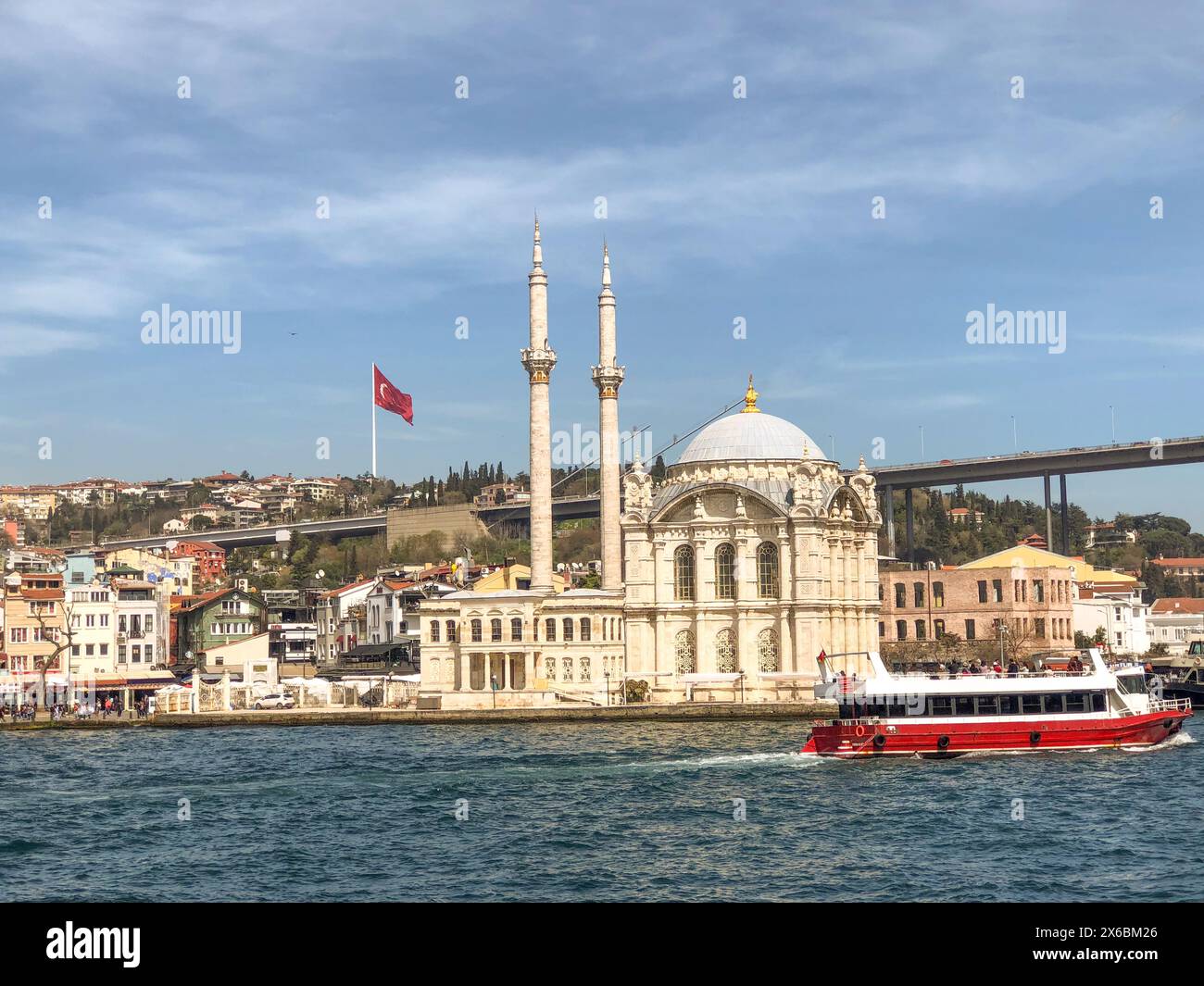 ortakoy mosque, also called buyuk mecidiye camii, or grand mecidiye ...