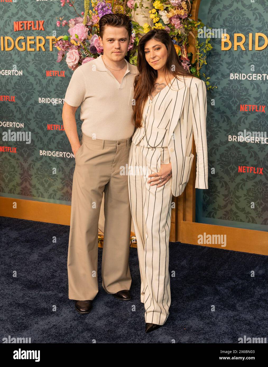 New York, United States. 13th May, 2024. Sam Clemmett (L) attends ...