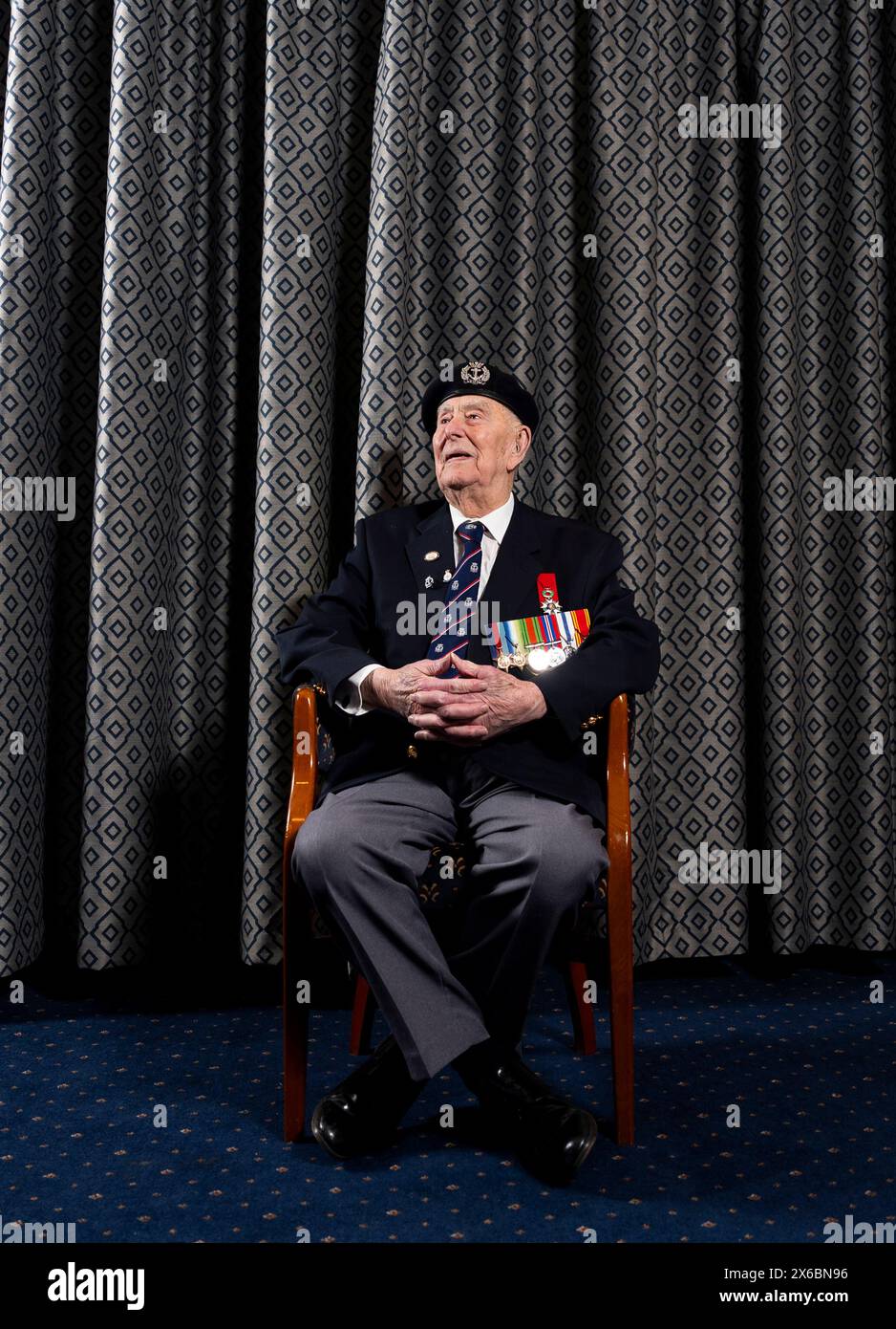D-Day veteran Henry Rice, 98, from Surrey, who served as a signalman on ...