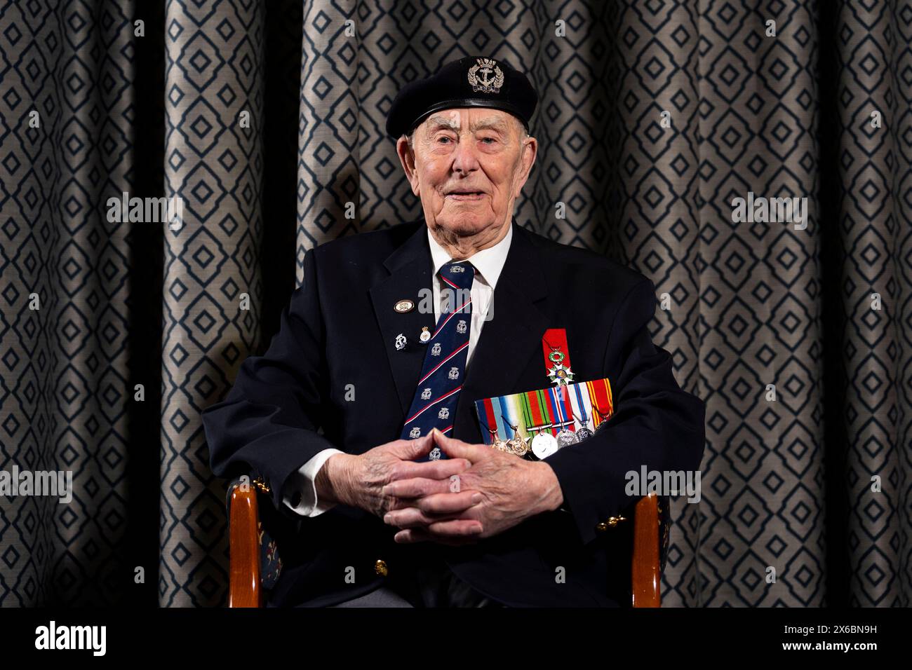 D-Day veteran Henry Rice, 98, from Surrey, who served as a signalman on ...