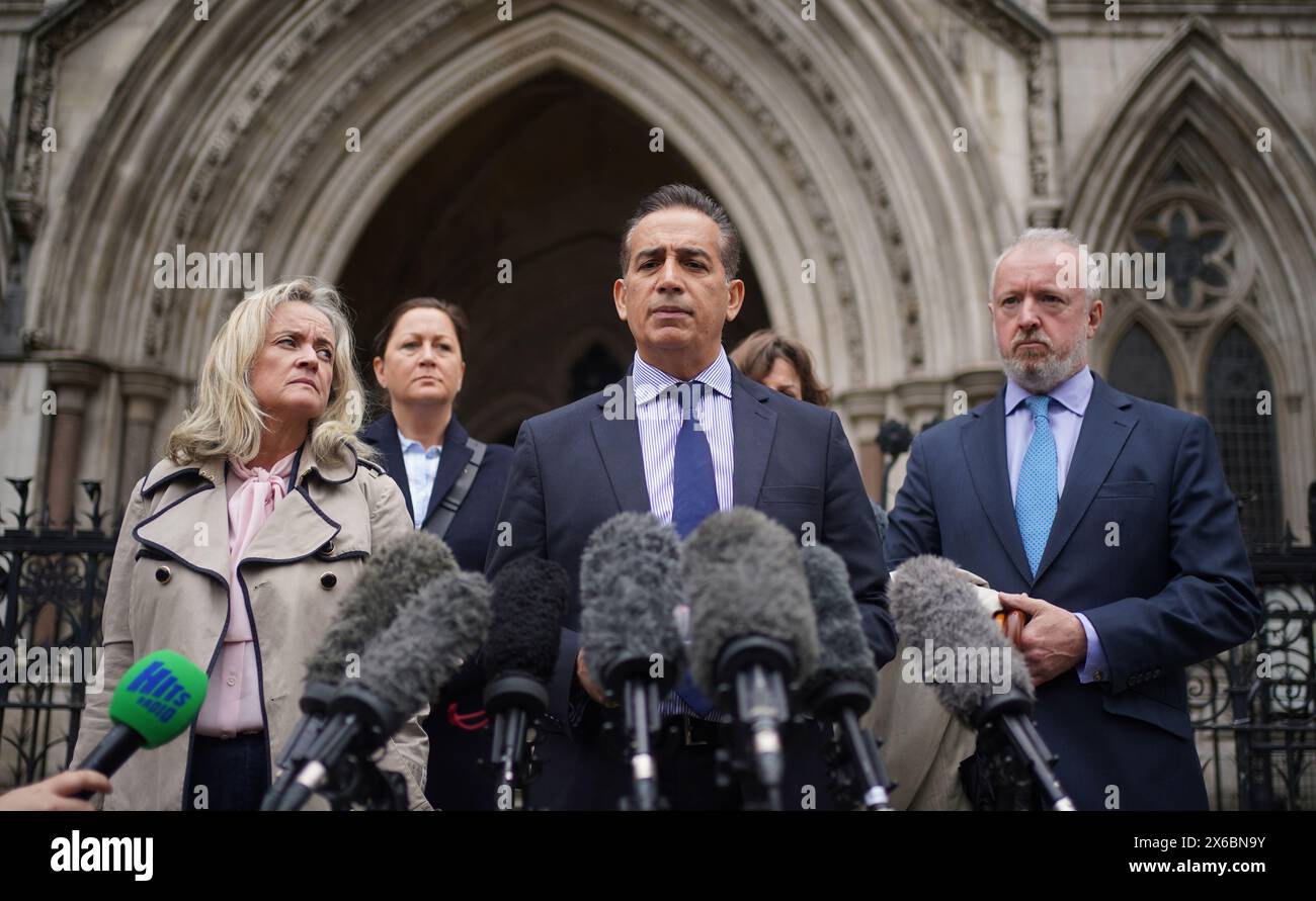 Parents of Grace O'Malley-Kumar, Dr Sanjoy Kumar (centre) and Dr Sinead ...