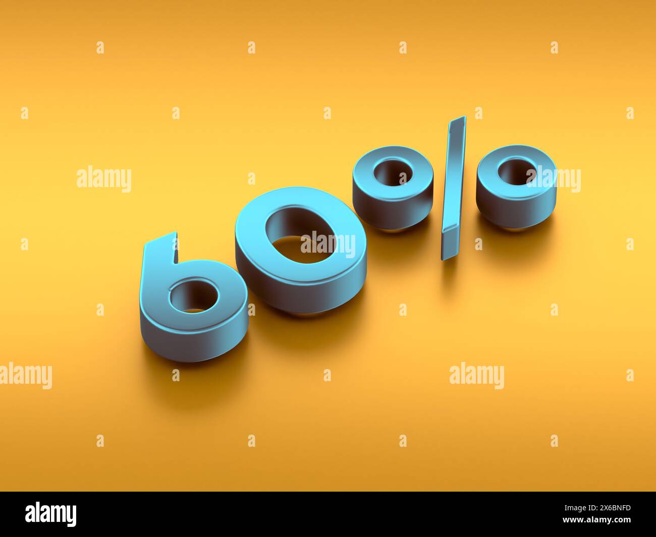 3d number 60 hi-res stock photography and images - Alamy