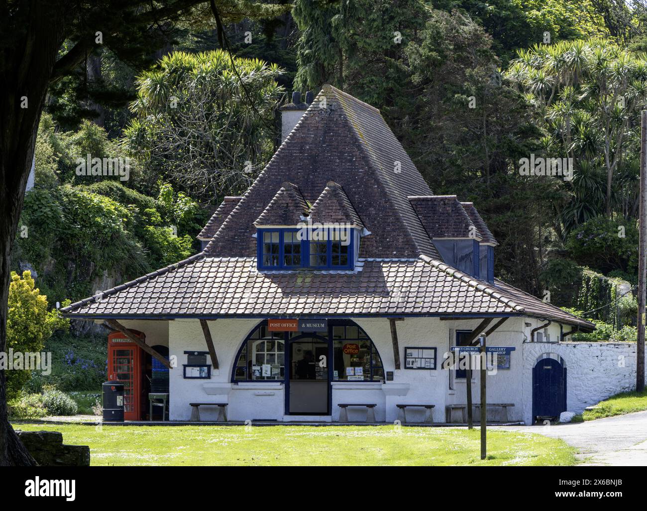 Post Office and Mini Museum building on Caldey Island, Tenby ...