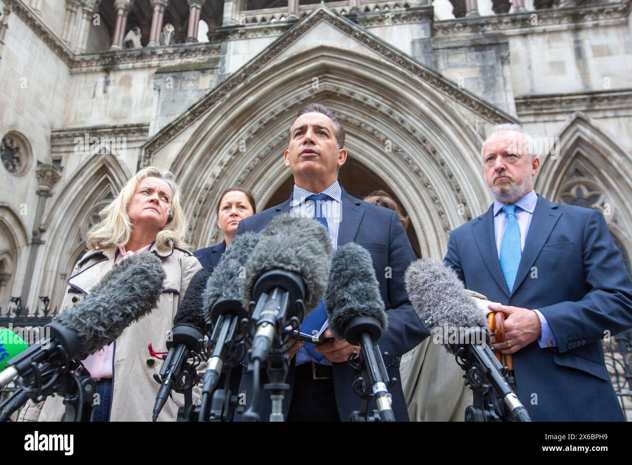 London, England, UK. 14th May, 2024. Parents of Grace O'Malley-Kumar ...