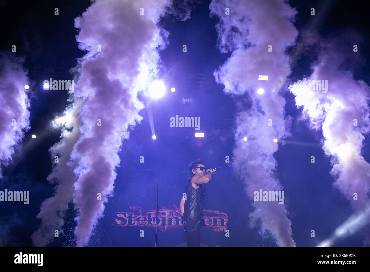NEW DELHI, INDIA - MAY 10: Singer Stebin Ben performs during the final ...