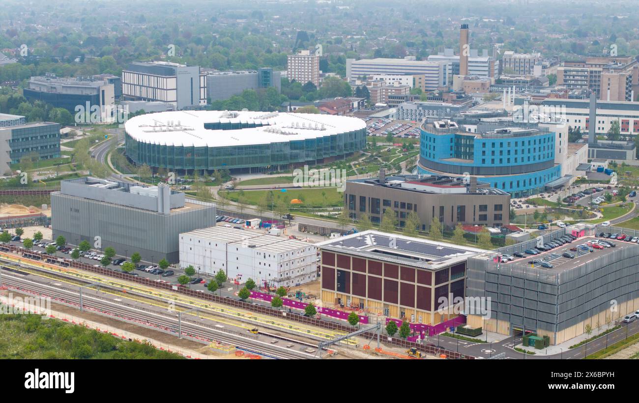 Picture dated May 2nd shows an aerial view of AstraZeneca's ...