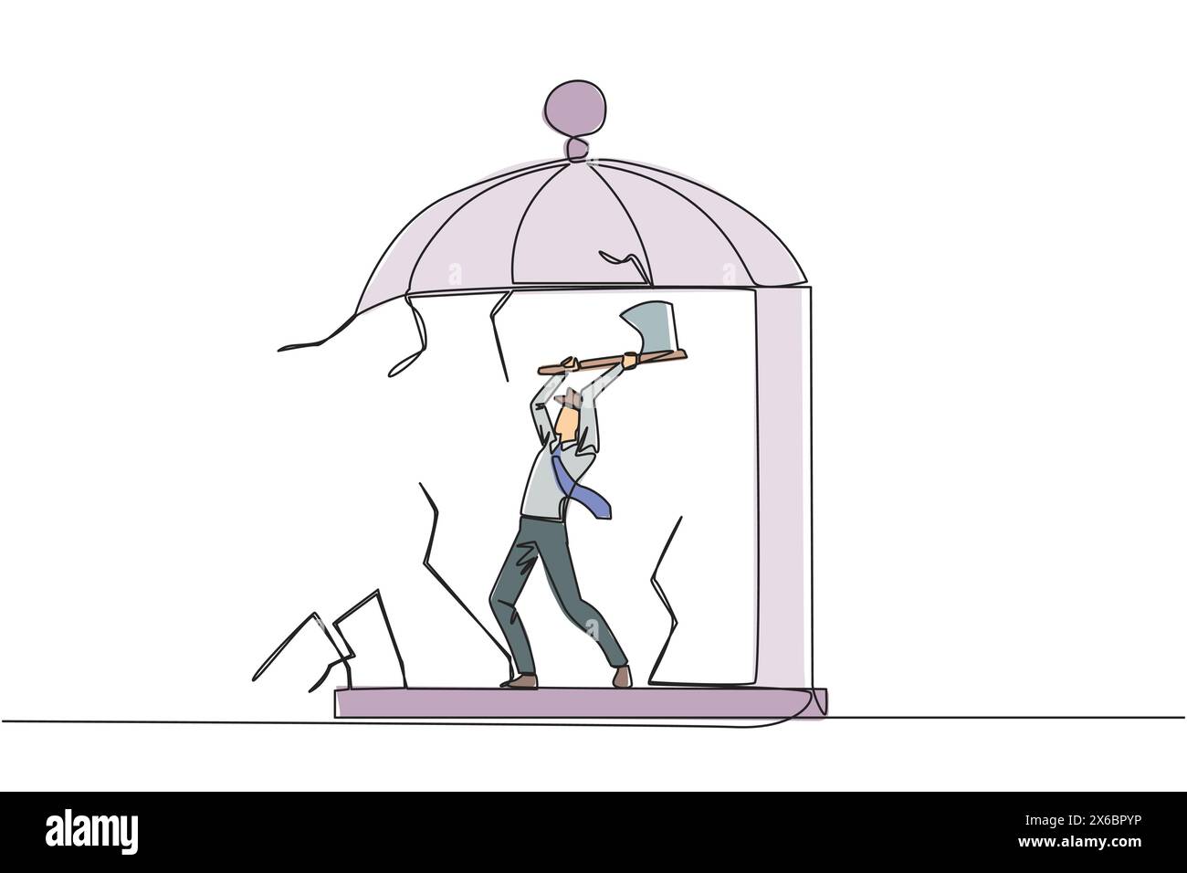 Continuous line drawing free hi-res stock photography and images - Alamy