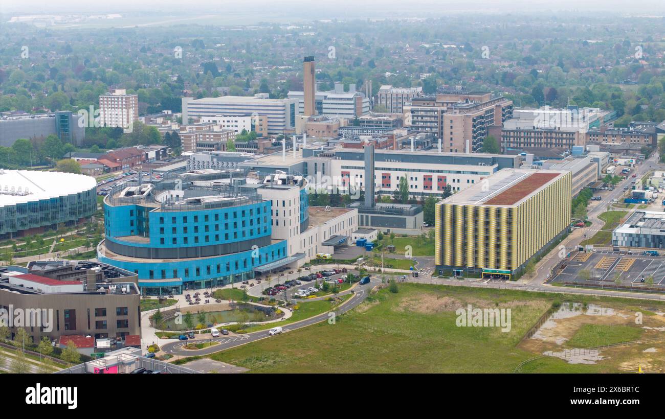 Picture dated May 2nd shows an aerial view of the Cambridge Biomedical ...