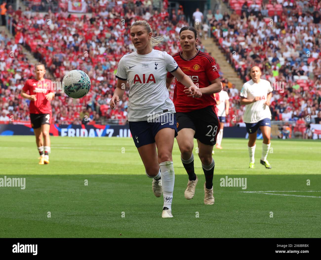 LONDON, ENGLAND - Amanda Nilden (on loan from Juventus) of Tottenham ...