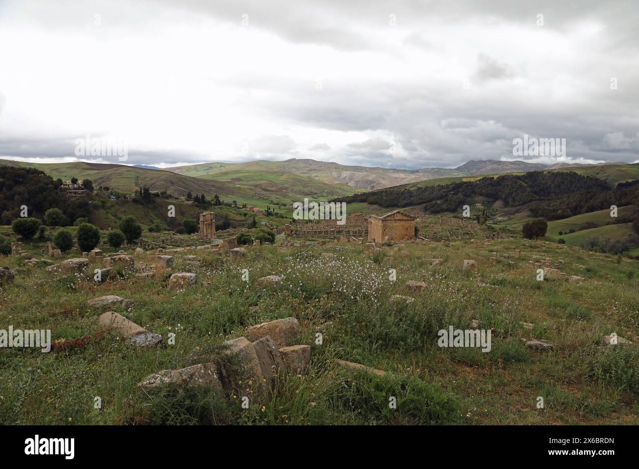 Archaeological Site of Djemila in Algeria Stock Photo - Alamy