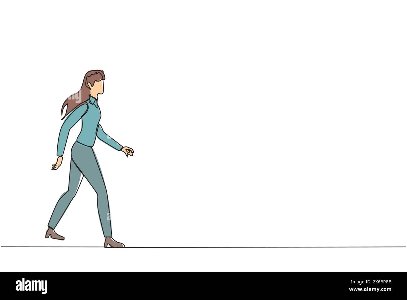 Businesswoman taking break Stock Vector Images - Alamy